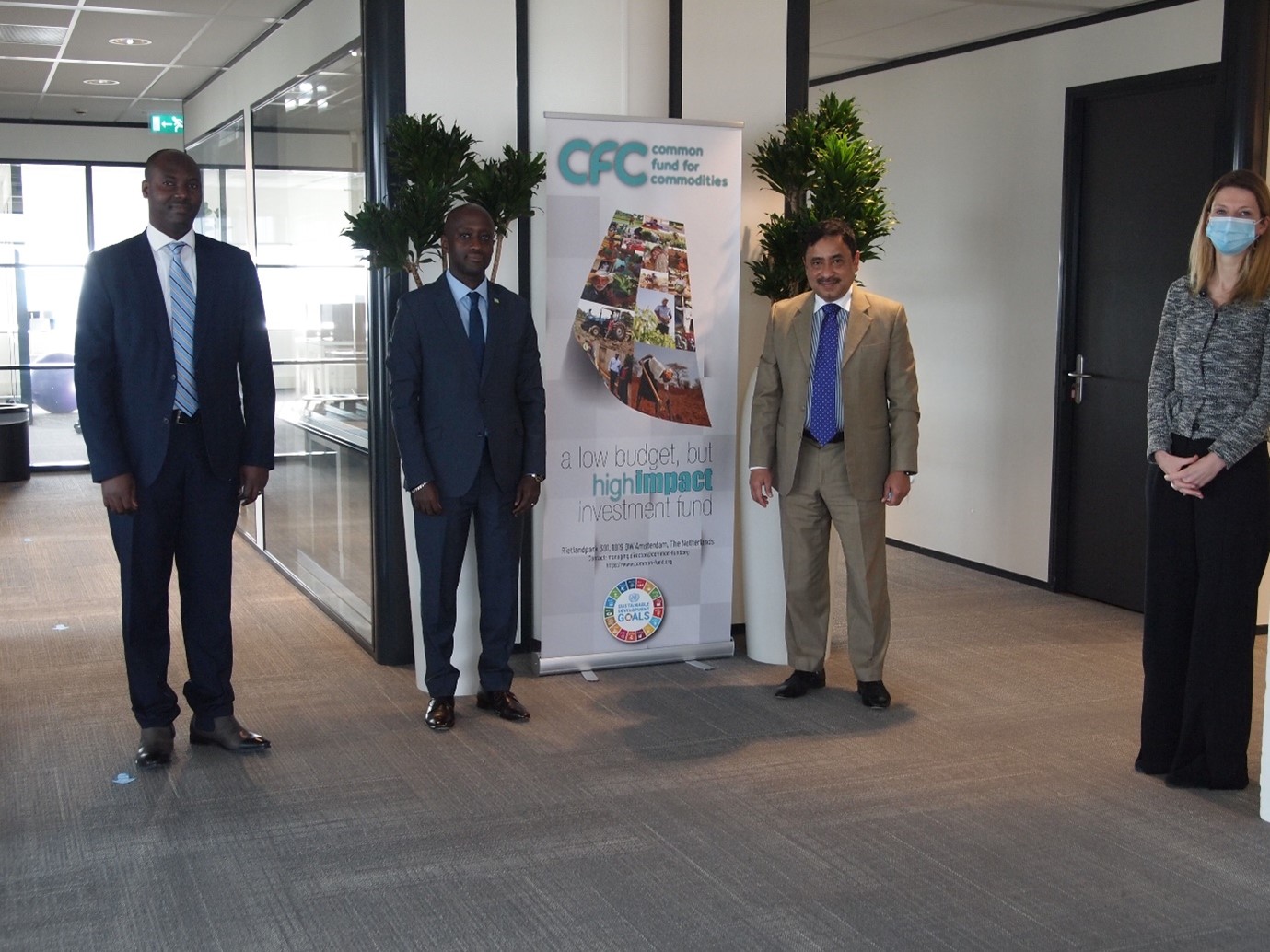 Ambassador of Rwanda visits CFC | Common Fund for Commodities